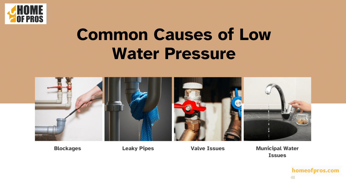How to Fix Low Water Pressure in Your Home - Home of Pros